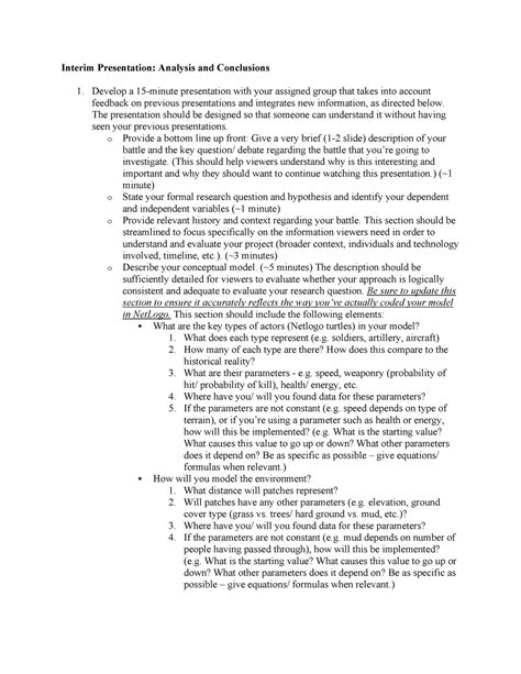 Interim Presentation 4 Analysis And Conclusions Interim