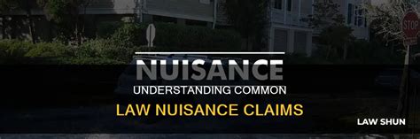 Understanding Common Law Nuisance Claims Lawshun