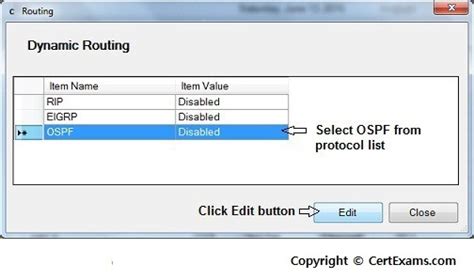 Cert Ex Network Simulator Practice Lab Exercises OSPF Configuration In Single Area