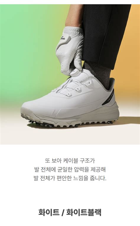핫딜 캘러웨이 스캇 스파이크 남성 골프화 딜팡 골프용품 전문쇼핑몰
