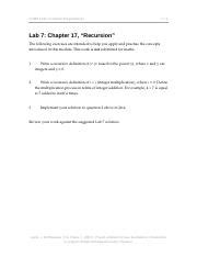 comp1131 M7 Lab7.docx - COMP 1131: Computer Programming I L7-1 Lab 7 ...