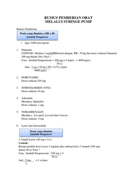 Rumus Pemberian Obat Pdf Rumus Pemberian Obat Pdf