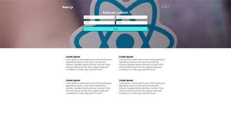 Github Torugojs Landing Page Landing Page Feita React