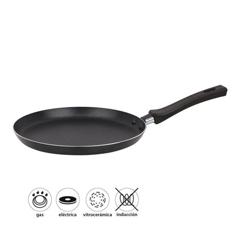 Sartén Panquequera Aluminio Antiadherente 24 Cm 1 Pieza 1 Un Lider