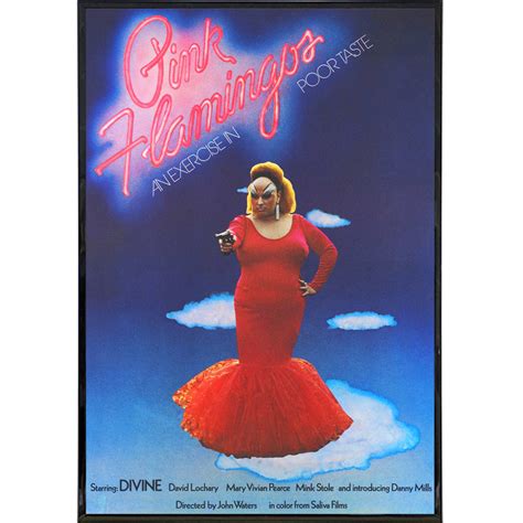 Pink Flamingos 1972 Film Poster Print Shady Front