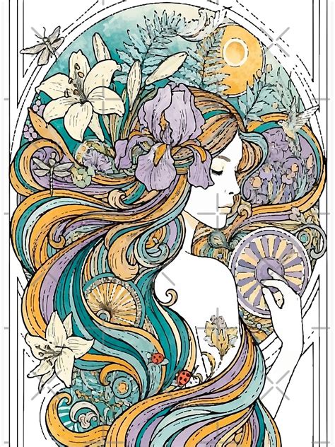 Art Nouveau Female Figure