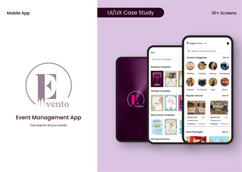 Event Management Application Event Planning App Behance