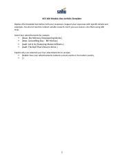 SCS 100 Module One Activity Template Docx SCS 100 Module One Activity Template Replace The