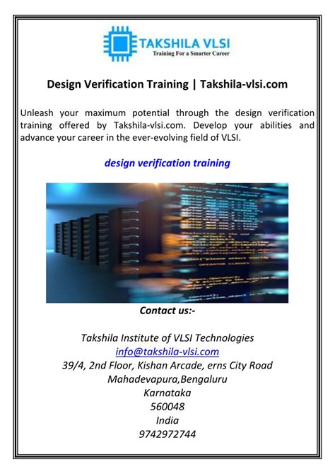 Ppt Design Verification Training Takshila Powerpoint Presentation Id14227599