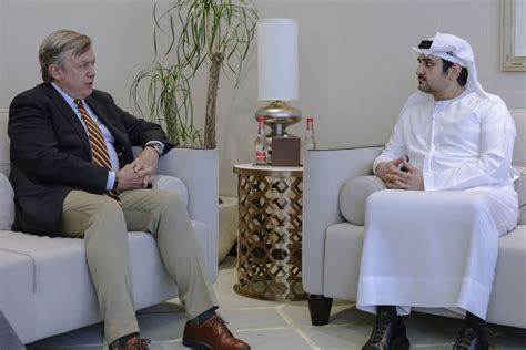 Maktoum Bin Mohammed Meets With President Of Arizona State University