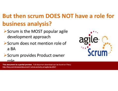 Agile Module What And Why Of Agile BA PPT Slide Deck