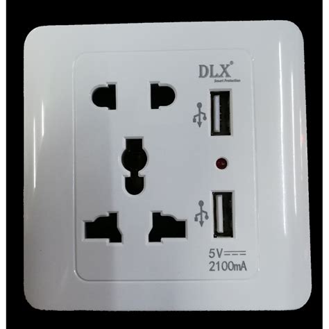 DLX A Universal Power Socket With USB Port Type C Multi Socket