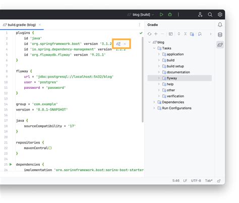 Use Flyway With JPA Hibernate Entities In IntelliJ IDEA JPA Buddy