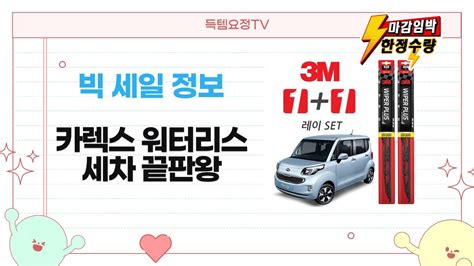카렉스 워터리스 세차 레이 용품 간편 세차부터 매트 와이퍼까지 Youtube