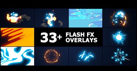 Flash Fx Overlay Pack 2d Textures And Materials Unity Asset Store