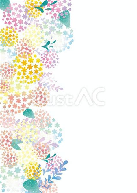 紫陽花と植物のブーケイラスト No 23861272｜無料イラスト・フリー素材なら「イラストac」