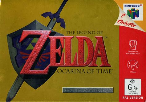 Zelda Ocarina Of Time Box Art Zelda Ocarina Box Cover Mgnar