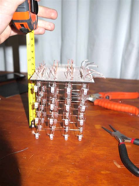 4x4x4 Rgb Led Cube 32 Steps With Pictures Instructables