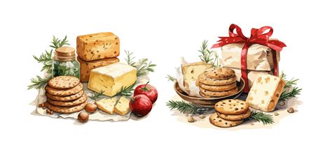 Cracker And Cheese Clipart Isolated Vector Illustration Premium Ai
