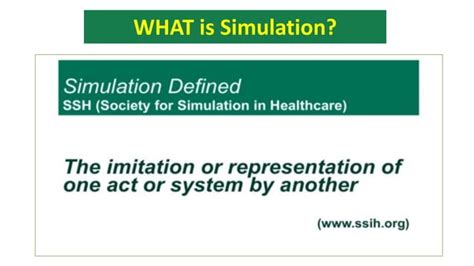 Simulation Based Education And Osce Pptx