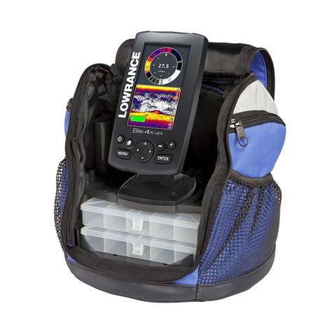 Lowrance Hook 4x Ice Machine Fishfinder with Transducer - 660747, Ice ...