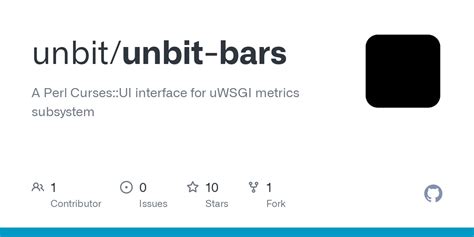 github unbit unbit bars a perl curses ui interface for uwsgi