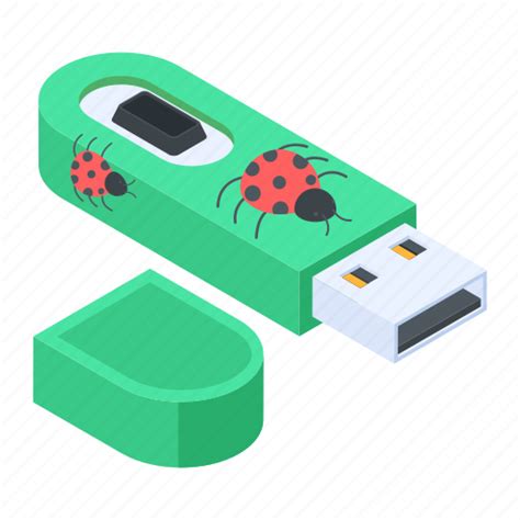 Infected Usb Infected Storage Usb Virus Pen Drive Flash Drive Icon Download On Iconfinder