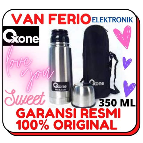 Jual OXONE Termos Stainless Vacuum Flask 350ml OX350 OX 350 Silver Shopee Indonesia