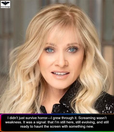 Vintage Barbara Crampton Is A Celebrated Actress In The Horror Genre