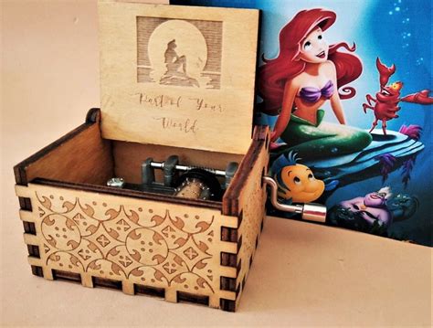 The Little Mermaid Music Box Part Of Your World Etsy México