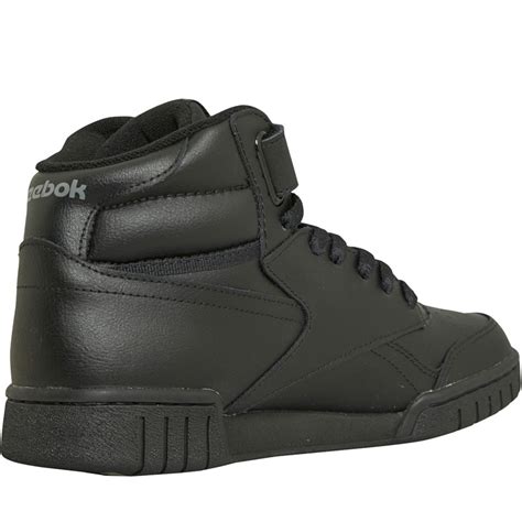 Buy Reebok Classics Mens Ex O Fit Hi Trainers Black