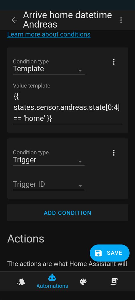 Individual Condition For Each Trigger Feature Requests Home