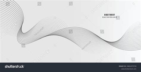 검은 물결 모양의 선이 있는 추상 스톡 벡터 로열티 프리 2461473719 shutterstock
