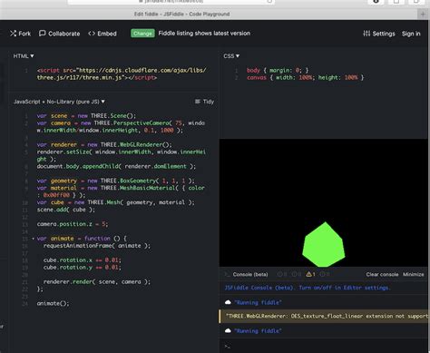Vertices Are Missing When Running Example From The Documentation Macos