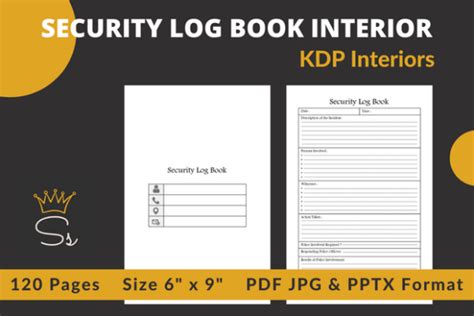 1 Security Log Book Format Designs Graphics