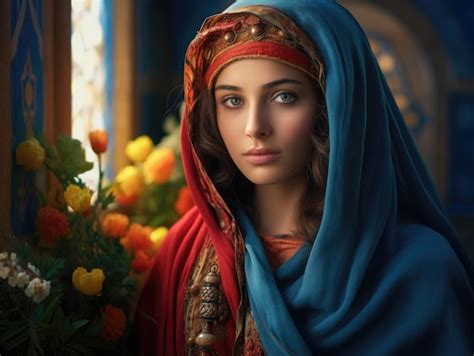 Premium Ai Image A Beautiful Ancient Middle Easter Arabian Young Woman