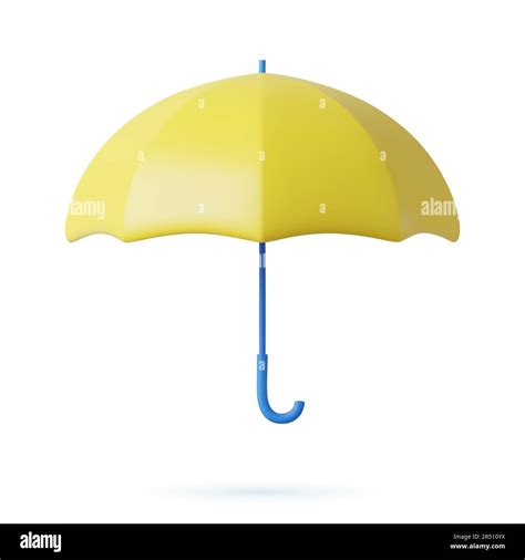 3d Yellow Umbrella Stock Vector Image And Art Alamy
