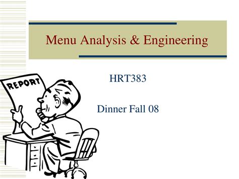 Ppt Menu Analysis And Engineering Powerpoint Presentation Free Ppt Menu Analysis And Engineering Powerpoint Presentation Free