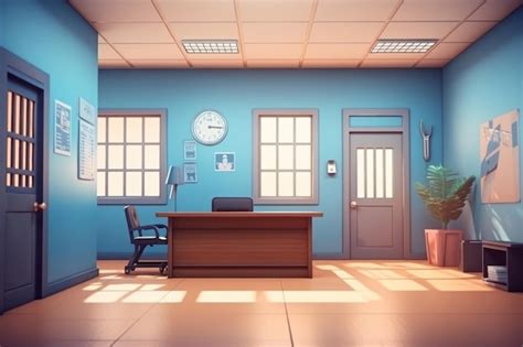 Architecture Furniture Building Table Premium Ai Generated Image