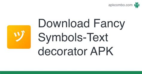 Fancy Symbols Text Decorator Apk Android App Free Download