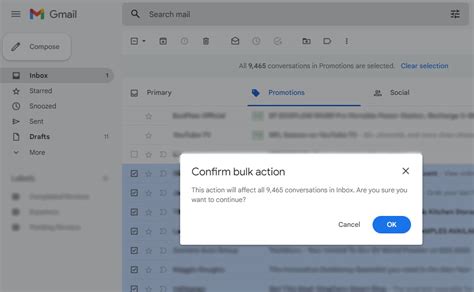 Select And Delete All Gmail Promotions And Social Emails At Once