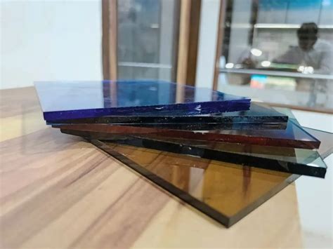 Multicolor Tinted Float Glass 5mm 6mm 10mm 12mm At ₹ 150square Feet