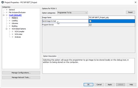 5 3 1 Setting Up Ptg Mode Using Mplab X Ide