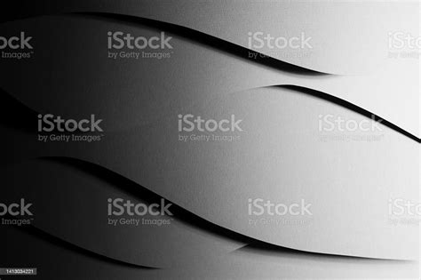 카본 그레이 콘트라스트 그라디언트 추상 기하학적 배경과 하드 라이트에서 날아 다니는 수평 곡선 파동과 카드 포스터 전단지 텍스트 상단보기를위한 풍부한 최소한의 비즈니스