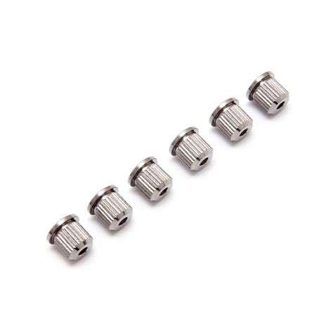 Gotoh Tlb 1 Back Guitar String Ferrules With Lip Set Of 6 Cosmo Black Glued To Music