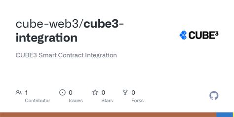 Github Cube Web3cube3 Integration Cube3 Smart Contract Integration