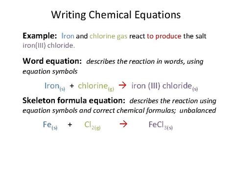 How To Write A Word Equation Chemistry Tessshebaylo