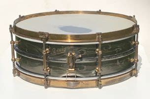 Ludwig 5x14 Scroll Engraved Black Beauty 8 Lugs 1920s Vintage Drum