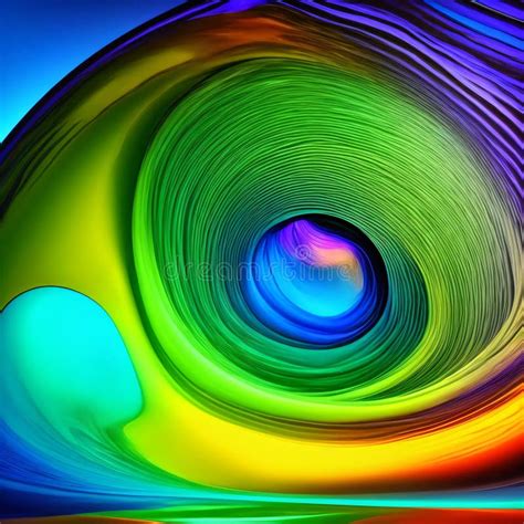 Abstract 3d Blue Fluid Twisted Wavy Glass Morphism Design Visual