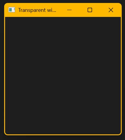 Winapi WS EX NOREDIRECTIONBITMAP Unexpectedly Makes Window Border Thicker On Windows